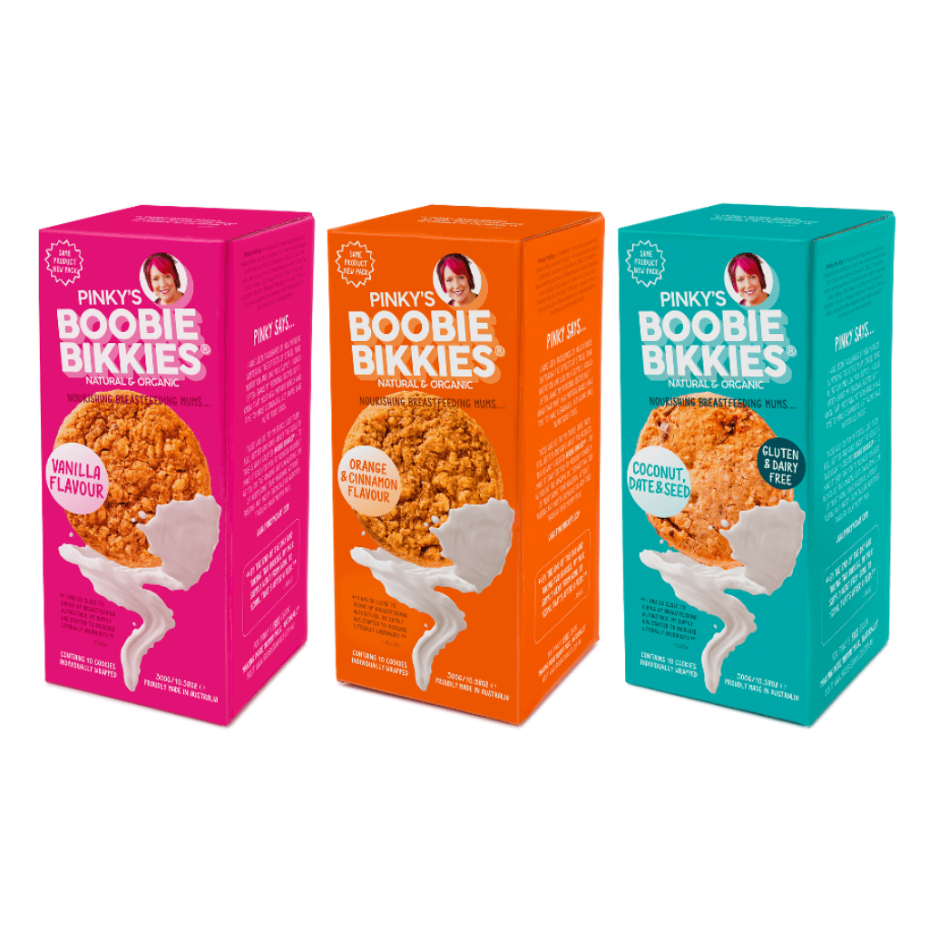 Boobie Bikkies by Pinky McKay - 3 x Flavour Combo Pack | Milkbar ...